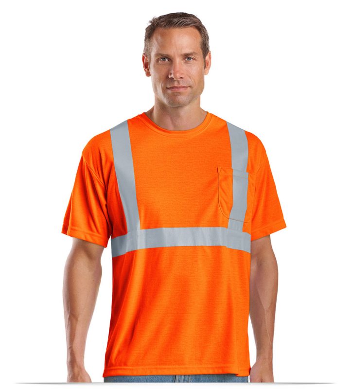 Custom Logo Safety T-Shirt with Embroidery Logo | AllStar Logo
