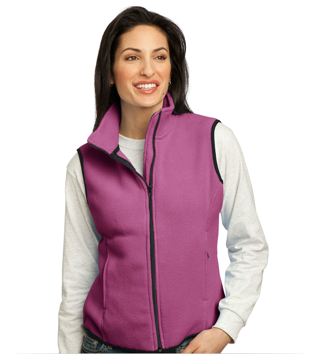 Custom Logo Vests For Women | Shop Custom Logo Clothing