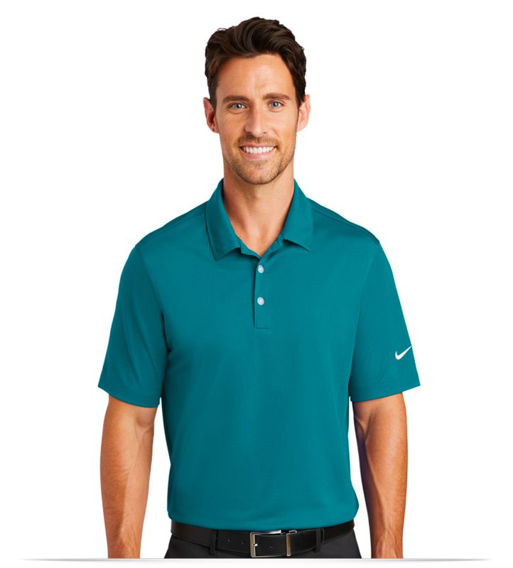 Nike Dri-FIT Vertical Mesh Polo With Custom Embroidered Logo