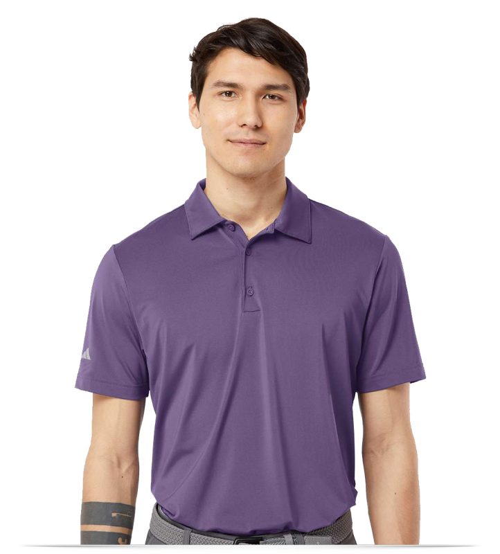 Custom Adidas Ultimate Solid Polo With Embroidered Logo Online