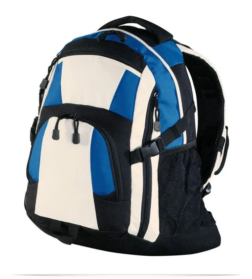 Custom Logo Monogram Backpack With Embroidered Design