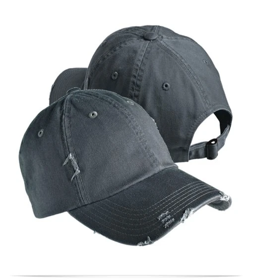 Custom Logo Distressed Cap With Embroidery at AllStar Logo