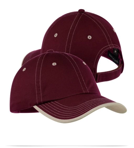 Vintage Cap Contrast Stitch With Custom Embroidered Logo Online