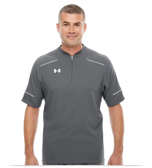 Custom Under Armour Men's Short Sleeve Windshirt With Logo